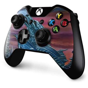 Skinit Decal Gaming Skin Compatible with Xbox One Controller - Officially Licensed Tate and Co. Dragon and The Wolf Design