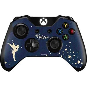 skinit decal gaming skin compatible with xbox one controller - officially licensed disney tinker bell believe design