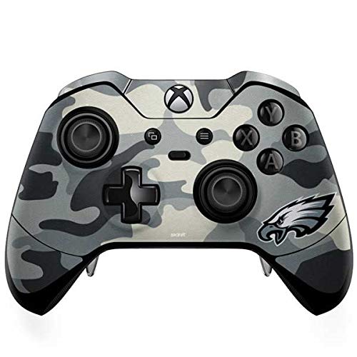 Skinit Decal Gaming Skin Compatible with Xbox One Elite Controller - Officially Licensed NFL Philadelphia Eagles Camo Design