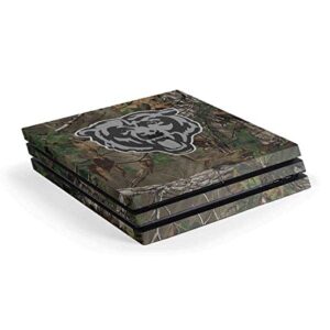 skinit decal gaming skin compatible with ps4 pro console - officially licensed nfl chicago bears realtree xtra green camo design