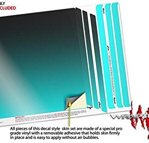 WraptorSkinz PS4 Pro Skin Wrap Smooth Fades Neon Teal Black - Decal Style Skin fits Sony PlayStation 4 Pro Console