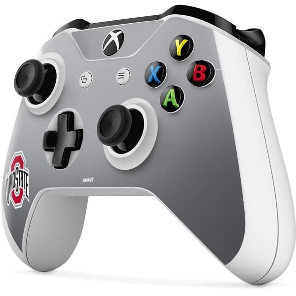 Skinit Decal Gaming Skin Compatible with Xbox One S Controller - Officially Licensed Ohio State University Ohio State University Buckeyes Design