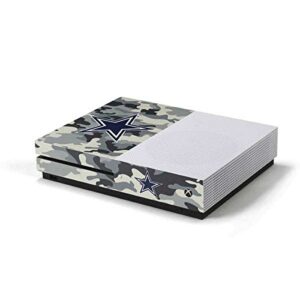 skinit decal gaming skin compatible with xbox one s console - officially licensed nfl dallas cowboys camo design