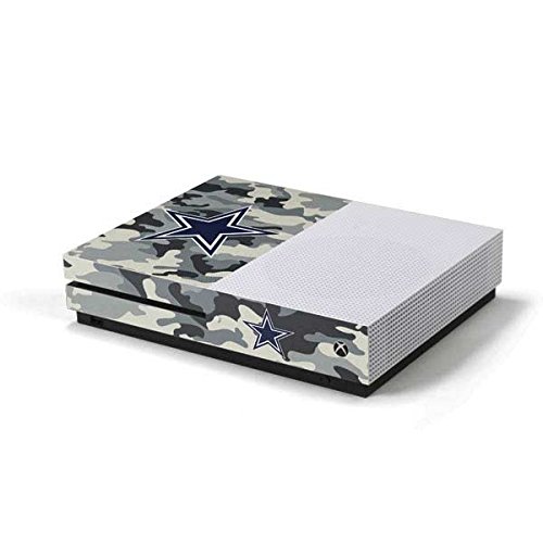 Skinit Decal Gaming Skin Compatible with Xbox One S Console - Officially Licensed NFL Dallas Cowboys Camo Design