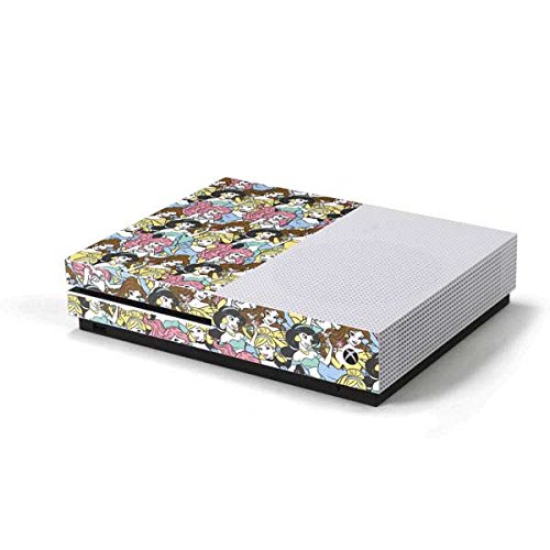 Skinit Decal Gaming Skin Compatible with Xbox One S Console - Officially Licensed Disney Princess Disney Princesses Pattern Design