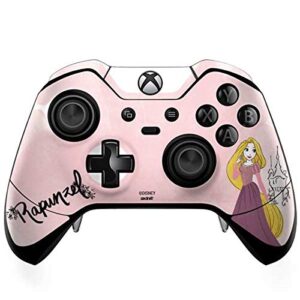 skinit decal gaming skin compatible with xbox one elite controller - officially licensed disney princess rapunzel art design