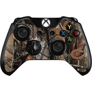 skinit decal gaming skin compatible with xbox one controller - officially licensed nfl chicago bears realtree ap camo design