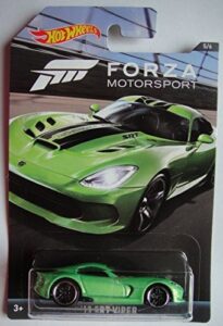 hot wheels forza motorsport series green '13 srt viper 5/6