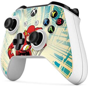 Skinit Decal Gaming Skin Compatible with Xbox One S Controller - Officially Licensed Warner Bros Flash Sprint Design