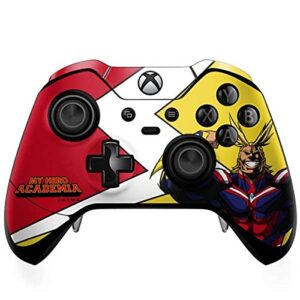 skinit decal gaming skin compatible with xbox one elite controller - officially licensed funimation all might design