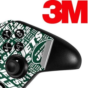 Skinit Decal Gaming Skin Compatible with Xbox One Elite Controller - Officially Licensed NFL New York Jets Green Blast Design