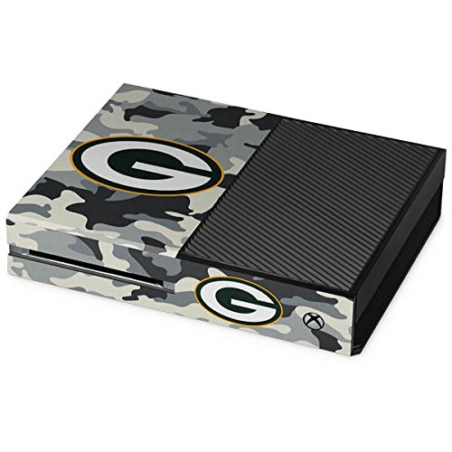 Skinit Decal Gaming Skin Compatible with Xbox One Console - Officially Licensed NFL Green Bay Packers Camo Design