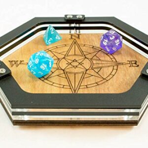 C4Labs Mini Personal Size Gaming Compass Dice Tray