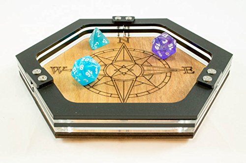 C4Labs Mini Personal Size Gaming Compass Dice Tray