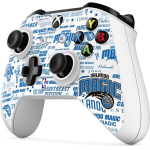 Skinit Decal Gaming Skin Compatible with Xbox One S Controller - Officially Licensed NBA Orlando Magic Historic Blast Design