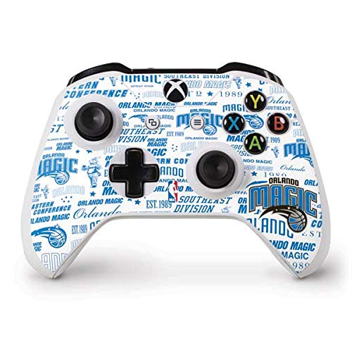 Skinit Decal Gaming Skin Compatible with Xbox One S Controller - Officially Licensed NBA Orlando Magic Historic Blast Design