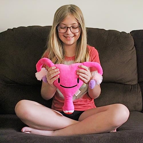 Attatoy Plush Uterus - Ivy The Uterus - Stuffed Toy, 12-Inch After Surgery Pal, Hysterectomy, Endometriosis, Fallopian Tubes, Ovaries