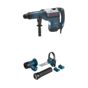 bosch rh850vc 120-volt 1-7/8" sds-max rotary hammer with hdc300 sds-max and spline hammer dust collection attachment