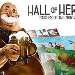 Renegade Game Studios Raiders of the North Sea Expansion: Hall of Heroes, Ages 12+, 2 - 5 Players, Playing Time 60 - 80 minutes