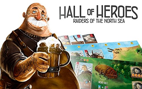 Renegade Game Studios Raiders of the North Sea Expansion: Hall of Heroes, Ages 12+, 2 - 5 Players, Playing Time 60 - 80 minutes