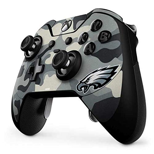 Skinit Decal Gaming Skin Compatible with Xbox One Elite Controller - Officially Licensed NFL Philadelphia Eagles Camo Design