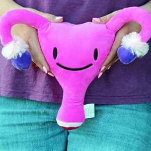 Attatoy Plush Uterus - Ivy The Uterus - Stuffed Toy, 12-Inch After Surgery Pal, Hysterectomy, Endometriosis, Fallopian Tubes, Ovaries