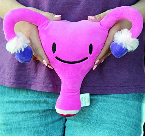 Attatoy Plush Uterus - Ivy The Uterus - Stuffed Toy, 12-Inch After Surgery Pal, Hysterectomy, Endometriosis, Fallopian Tubes, Ovaries