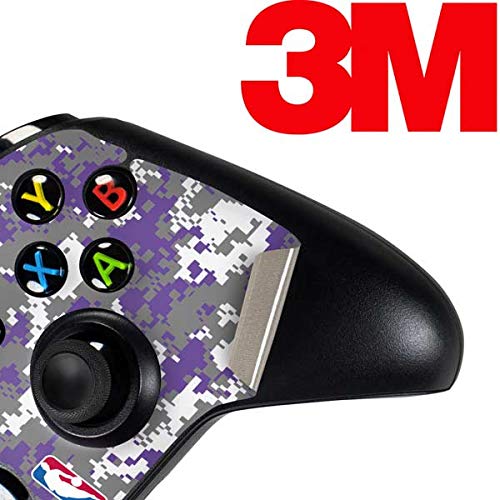 Skinit Decal Gaming Skin Compatible with Xbox One Controller - Officially Licensed NBA Sacramento Kings Purple Digi Camo Design