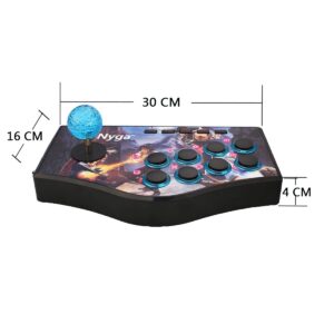 SUNCHI 3 in 1 Arcade Fight Stick Fighting Joystick Game Controller for PC / PS3 / Android TV Box/Raspberry Pi/Retro Pie