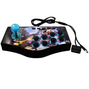 sunchi 3 in 1 arcade fight stick fighting joystick game controller for pc / ps3 / android tv box/raspberry pi/retro pie