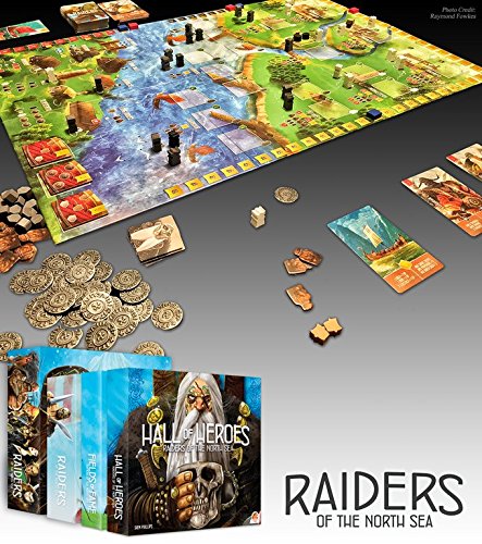 Renegade Game Studios Raiders of the North Sea Expansion: Hall of Heroes, Ages 12+, 2 - 5 Players, Playing Time 60 - 80 minutes