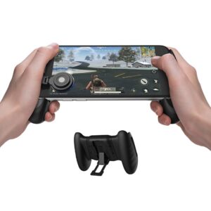 gamesir f1 grip game controller mobile joystick gamepad, ergonomic design handle holder handgrip stand for pubg fortnite, support 5.5''-6.5'' smartphone