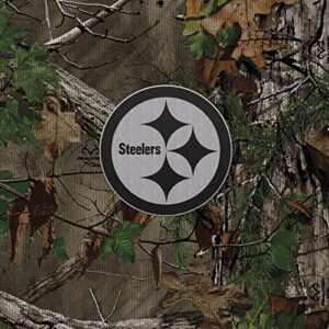 Skinit Decal Gaming Skin Compatible with PS4 Pro Console and Controller Bundle - Officially Licensed NFL Pittsburgh Steelers Realtree Xtra Green Camo Design