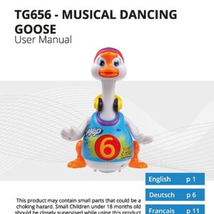 Think Gizmos Bump 'n' Go Walking, Talking, Singing and Dancing Musical Hip Hop Goose