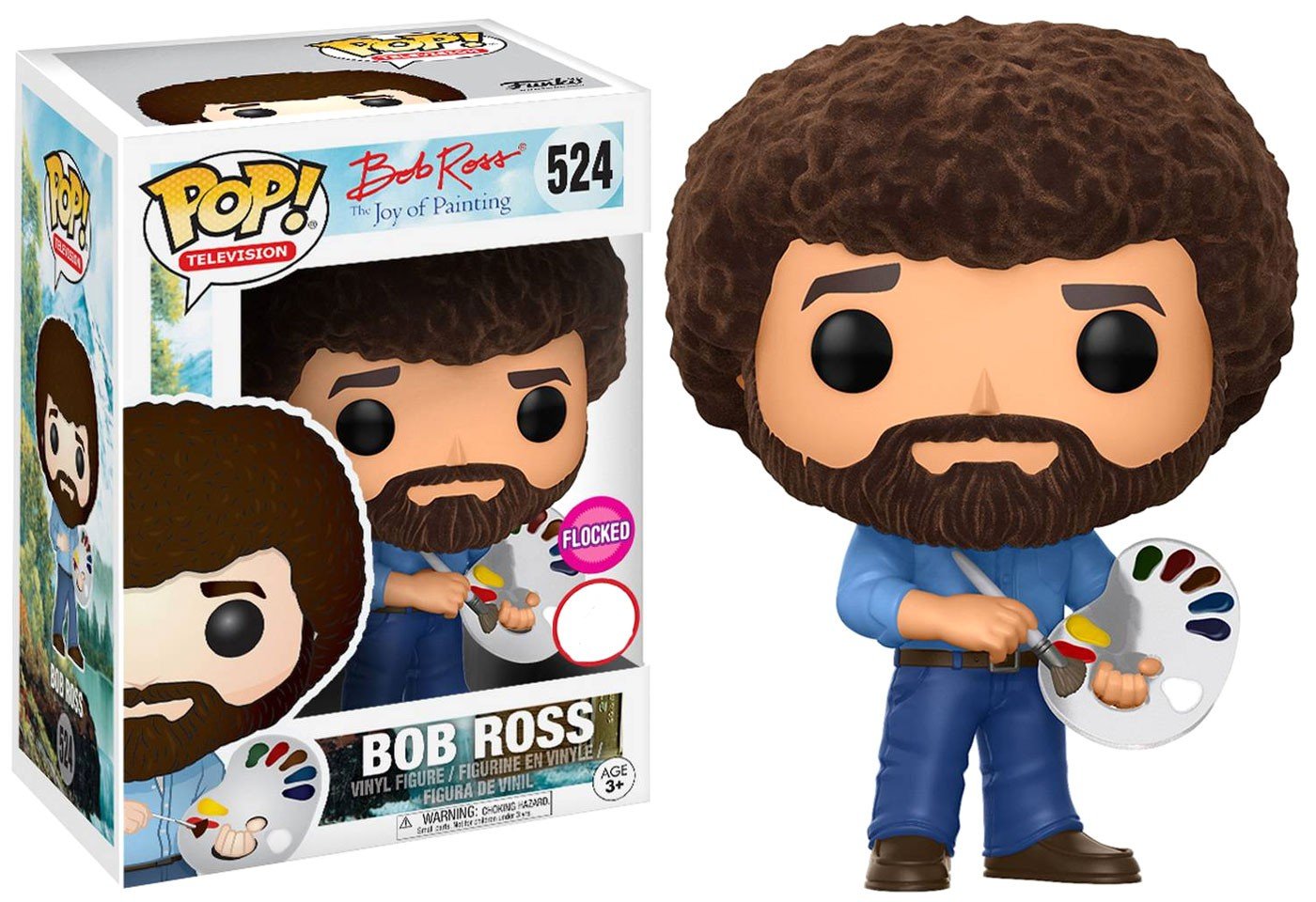 Funko POP! Flocked Bob Ross #524