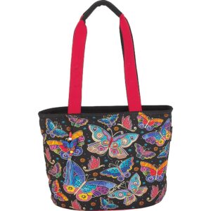 laurel burch butterflies medium tote (multi)