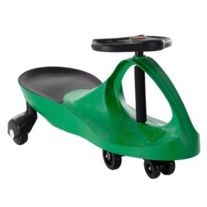 wiggle car - ride on toy for ages 3 and up - toddler ride on toys with no batteries, gears, or pedals just twist, wiggle, and go by lil’ rider (green)