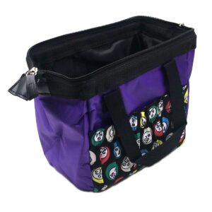 tapp collections bingo dauber 6 pockets tote bag - purple