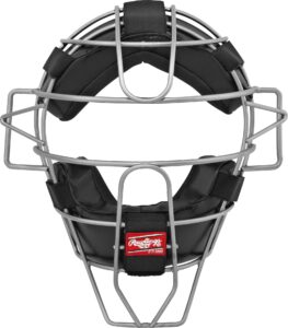 rawlings | lightweight umpire/catcher's facemask | baseball/softball | adult | black