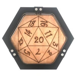 c4labs mini personal size gaming d20 dice tray