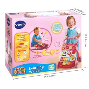 VTech Sit-to-Stand Learning Walker, Pink