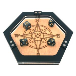 C4Labs Mini Personal Size Gaming Compass Dice Tray