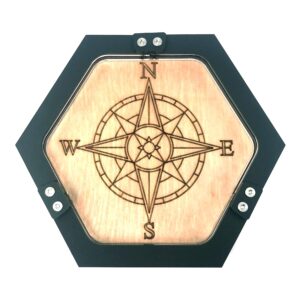 c4labs mini personal size gaming compass dice tray