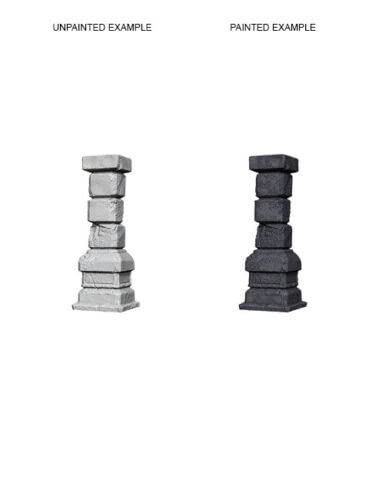 WizKids Deep Cuts Unpainted Miniatures Terrain: Wave 3: Pillars