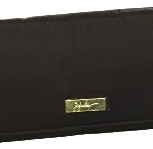 JuJuBe Be Rich Tri-Fold Wallet with Snap Enclosure, Legacy Collection - The Monarch - Black