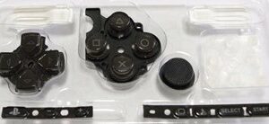 New Replacement PSP 3000 Console Full Housing Shell Cover with Button Screws Set -Black.