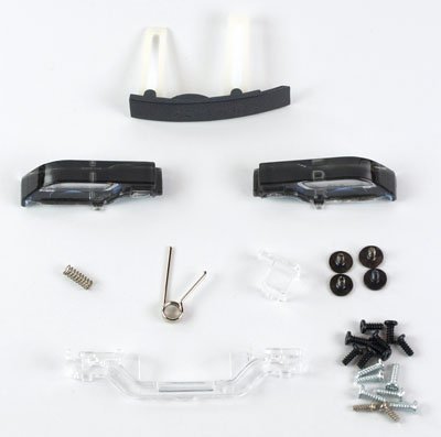 New Replacement PSP 3000 Console Full Housing Shell Cover with Button Screws Set -Black.