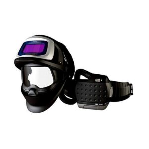 3m adflo 36-1101-20sw papr with speedglass welding helmet, 9100 fx-air and 9100x adf, standard, black/purple