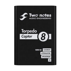 two notes torpedo captor reactive loadbox di and attenuator - 8 ohm