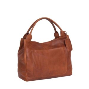 the chesterfield brand shoulder bag cardiff | made of leather (cognac)